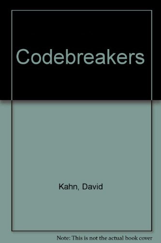 CODEBREAKERS By David Kahn *Excellent Condition* 9780451089670| eBay