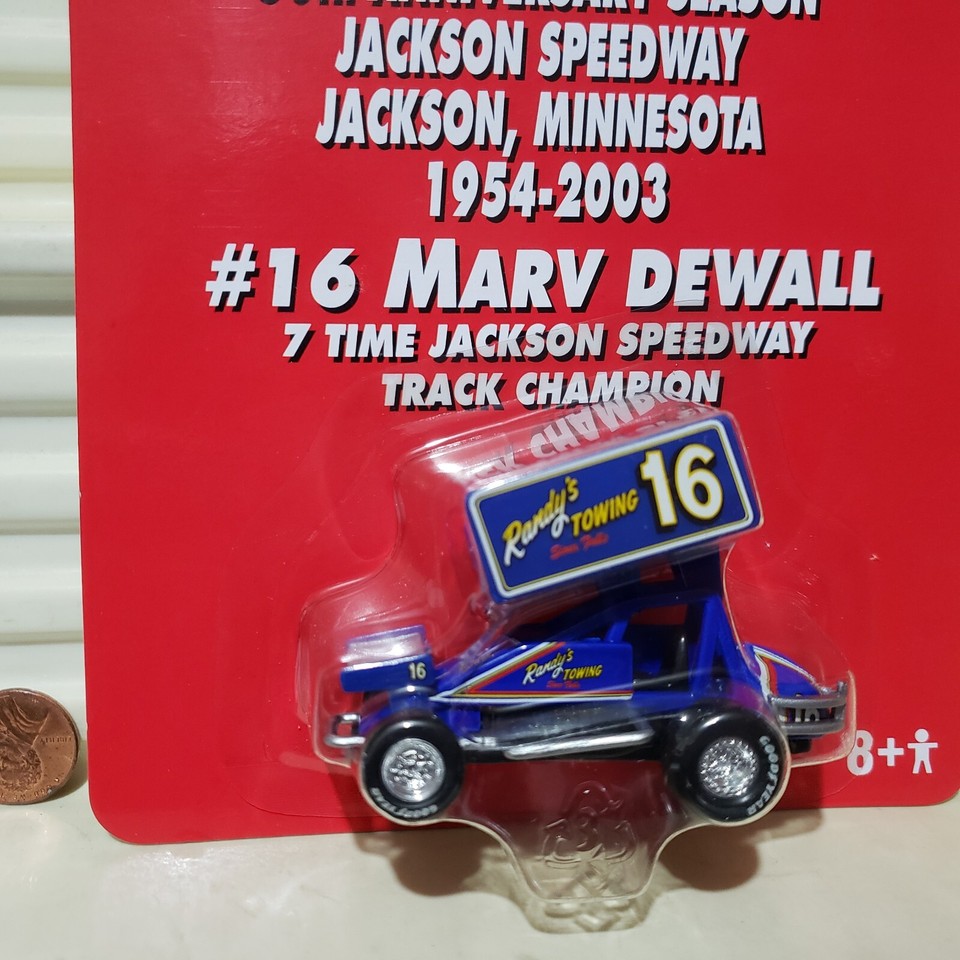 Racing Champions Ertl 2003 #16 MARV DEWALL 7 Time Jackson Champ Sprint ...
