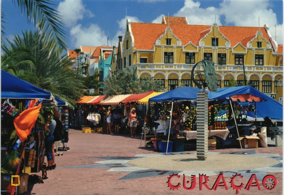 Willemstad Curaçao Dutch Antilles Souvenir Marquet Karibik Insel 2010 ...