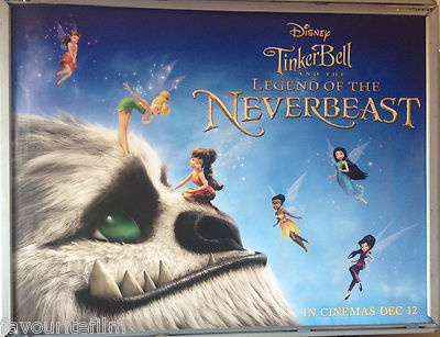 Cinema Poster: TINKERBELL LEGEND OF THE NEVERBEAST 2015 (Quad) Rosario ...