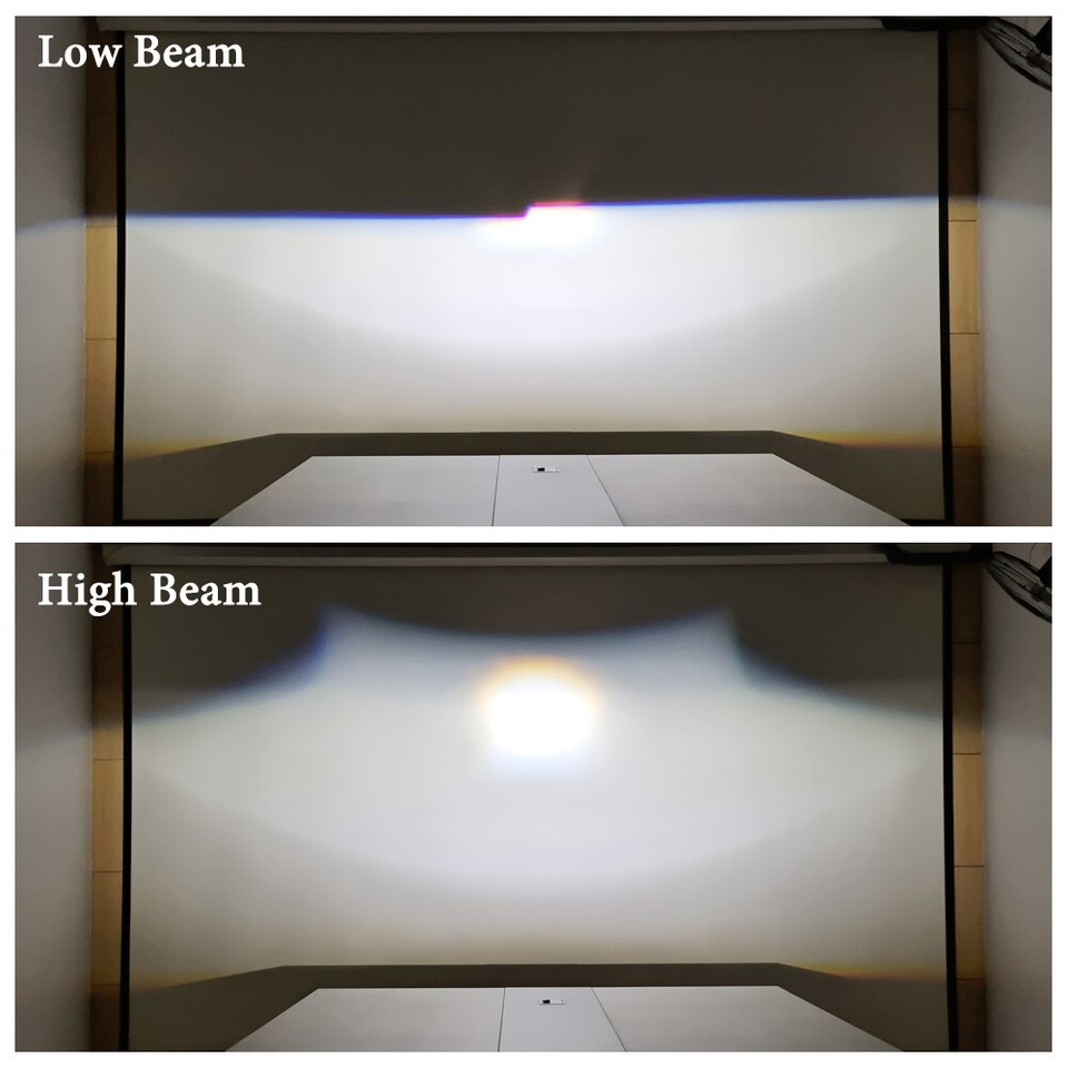 NHK Laser Bi LED Projector Len LED Headlight Double Reflector Retrofit ...