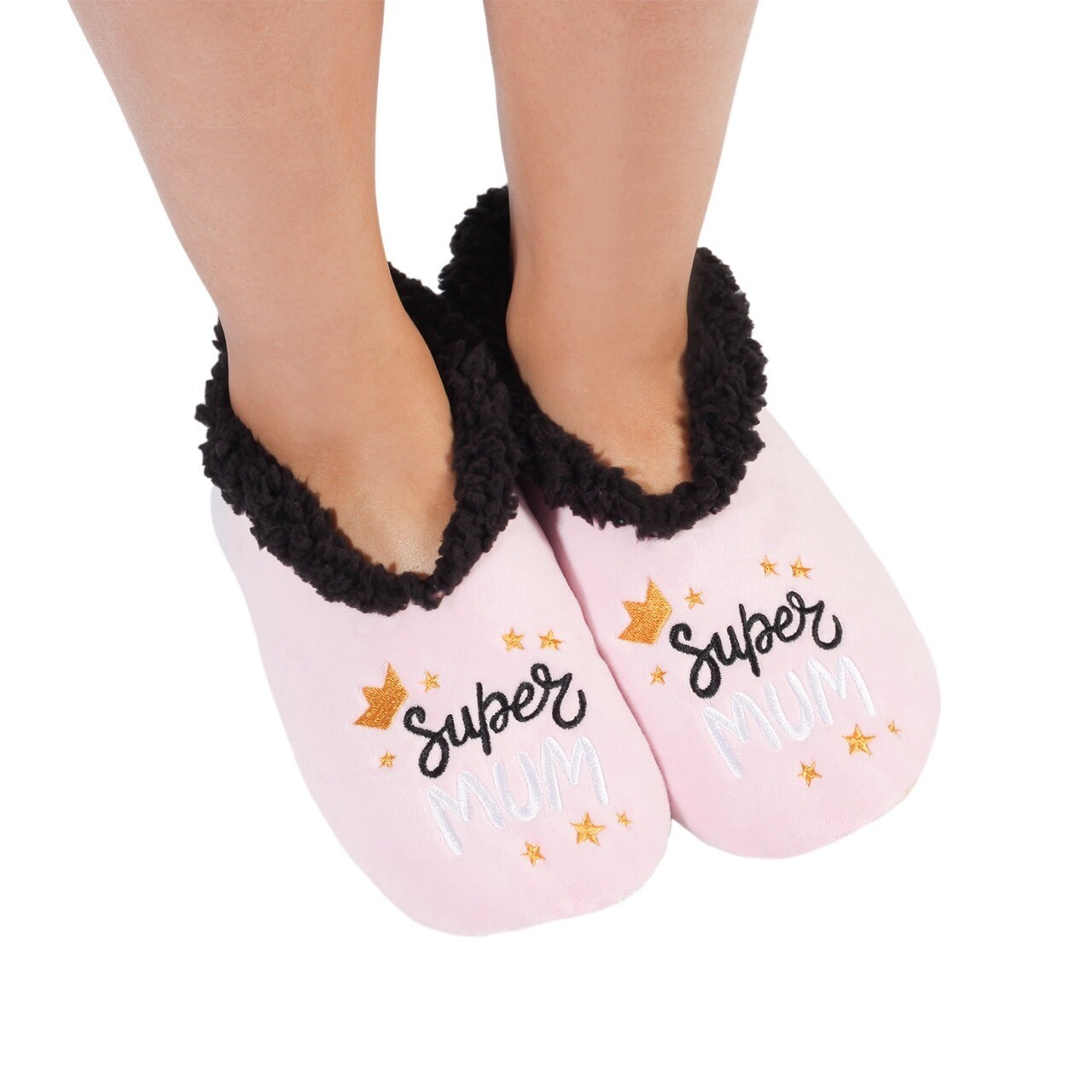 SnuggUps Slippers Women's Quote Extra Large Mum, Gift For Her SNWQMU04 ...
