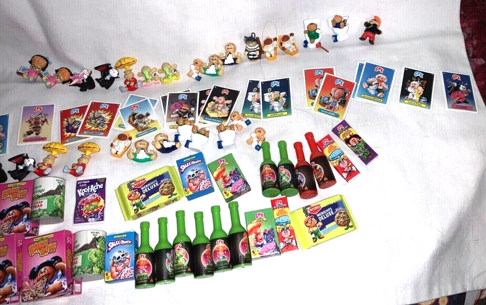 Garbage Pail Kids GPK Micro Collection FIGURES Groceries CARDS Lot of ...