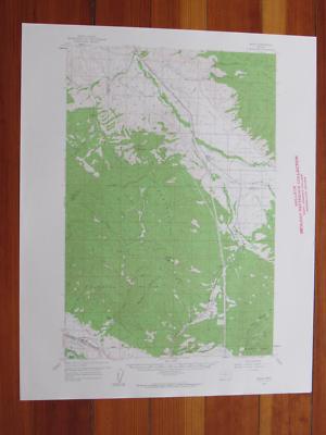 Arlee Montana 1961 Original Vintage USGS Topo Map | eBay