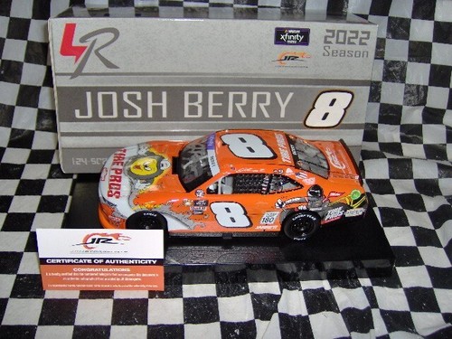 2022 Josh Berry # 8 Tire Pros Throwback Dale Jr./Josh Dual Autographed ...