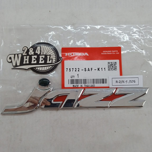 Honda Jazz GD1 GD2 GD3 GD4 GD5 GE3 Green Dot Emblem Chrome Rear Trunk ...