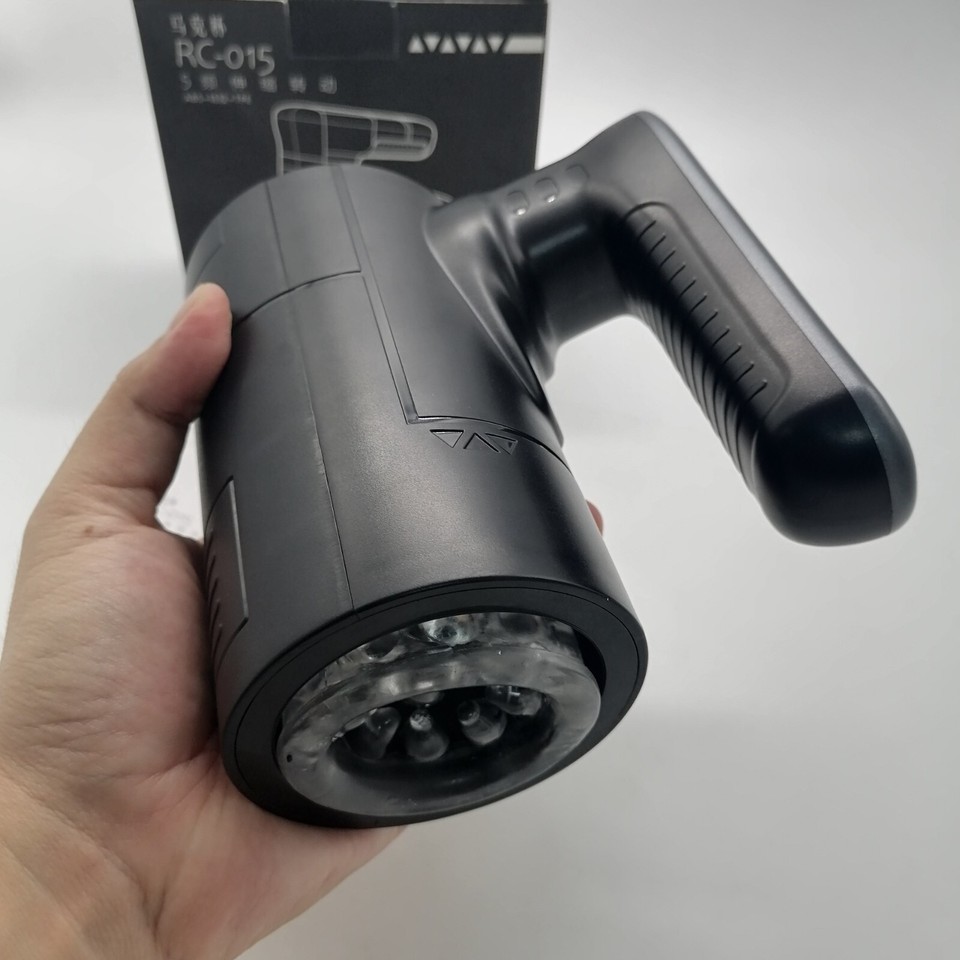 Male Masturbater Automatic Telescopic Cup MEN Oral SEX Toy Rotating ...