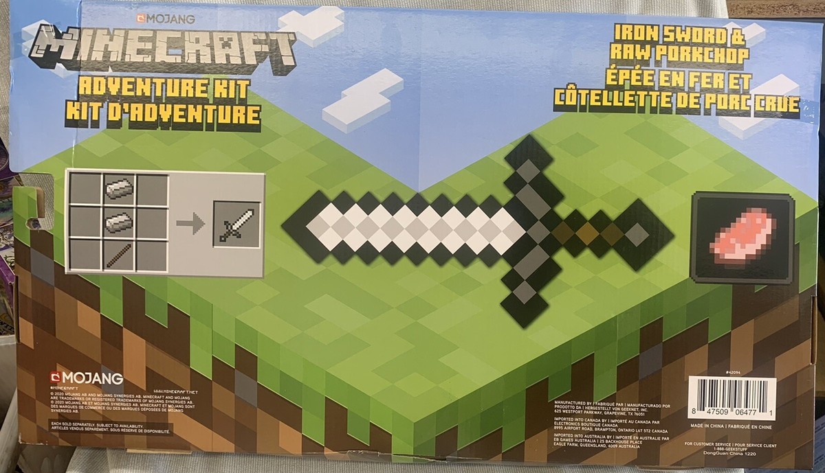 Minecraft Iron Sword Foam