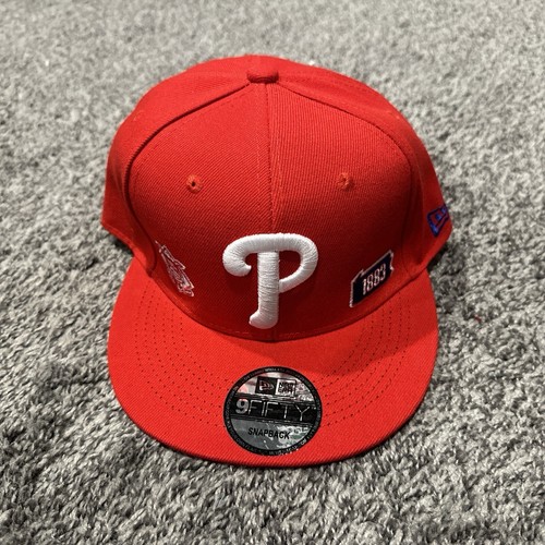 Philadelphia Phillies New Era City Red/ White 9FIFTY Snapback Hat Cap ...