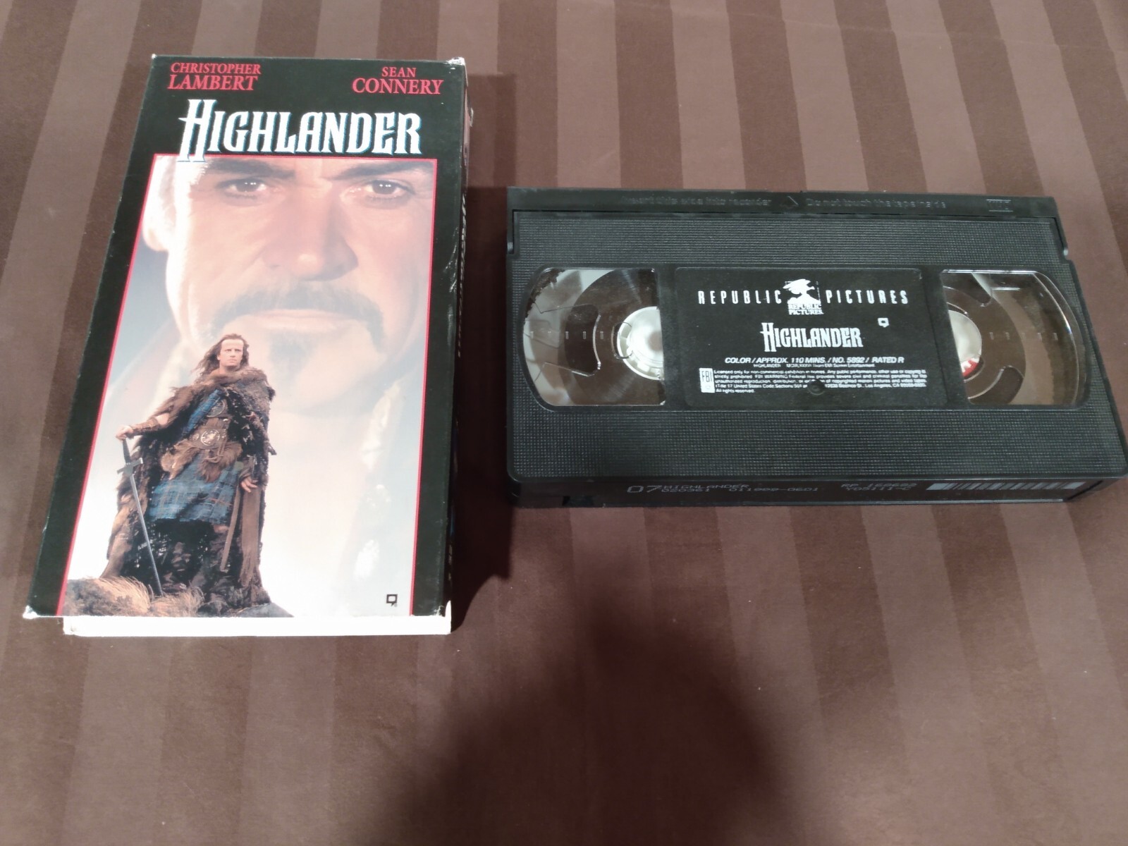 Highlander VHS 1986, 1993 Sean Connery 17153589238 | eBay