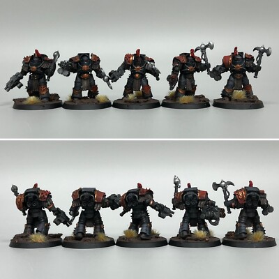 5 SONS OF HORUS JUSTAERIN TERMINATORS FORGE WORLD WARHAMMER 30K HORUS ...