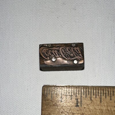 Binding, Embossing & Printing - Coca Cola Block Print