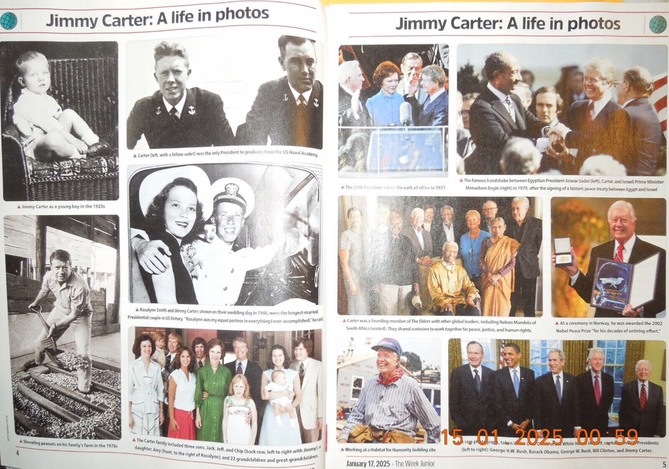JIMMY CARTER the week junior RAFAEL NADAL mike Evans RONALD REAGAN ...