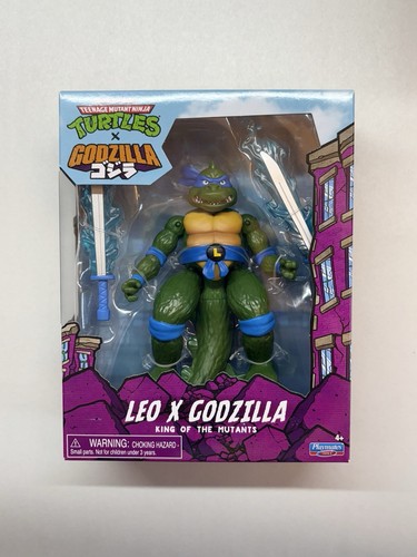 Playmates TMNT Teenage Mutant Ninja Turtles x Godzilla Leo x Godzilla ...