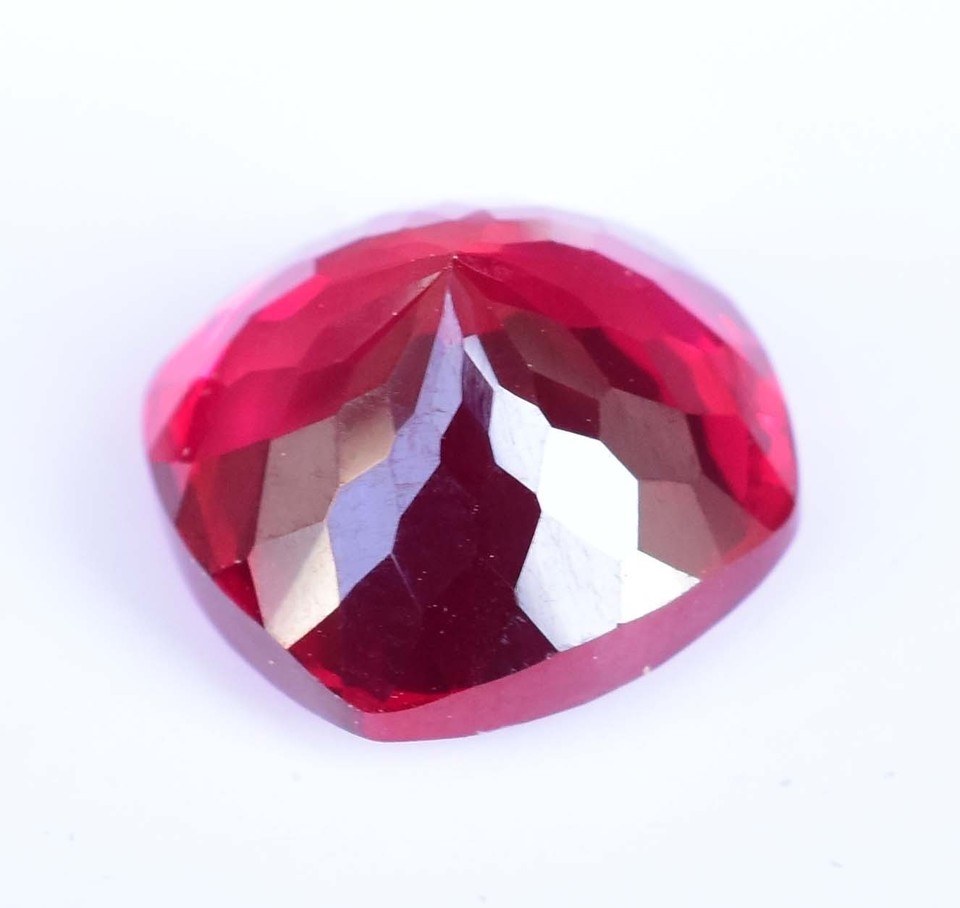 11.55Ct Natural Myanmar Red Spinel Certified Cushion Cut Flawless Loose ...