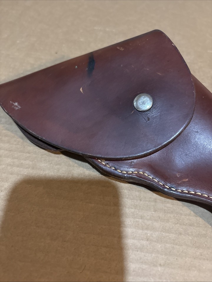 Vintage George Lawrence Brown Leather Flap Holster #14 502 | eBay