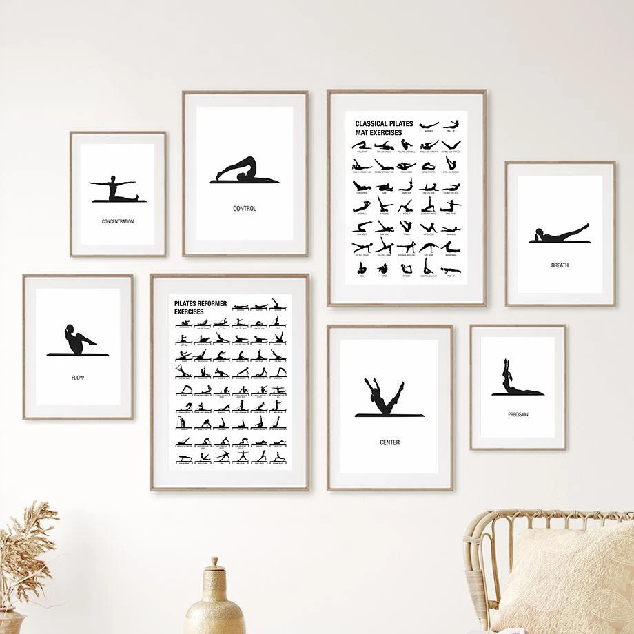 Pilates Reformer Workout Poster | EOUA Blog