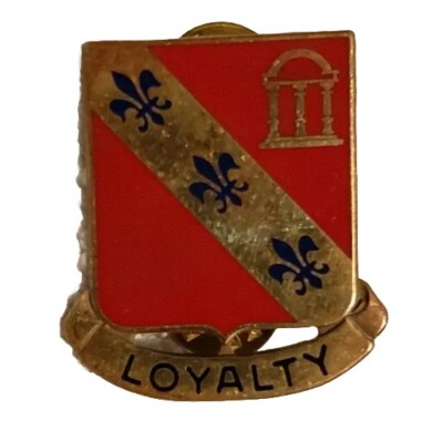 US Army 319th Field Artillery Unit Crest Lapel Uniform Insignia Pin Hat ...