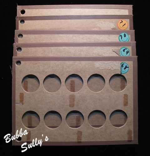 Set of 5 Used Wayte Raymond Album Pages for Large Cents | eBay