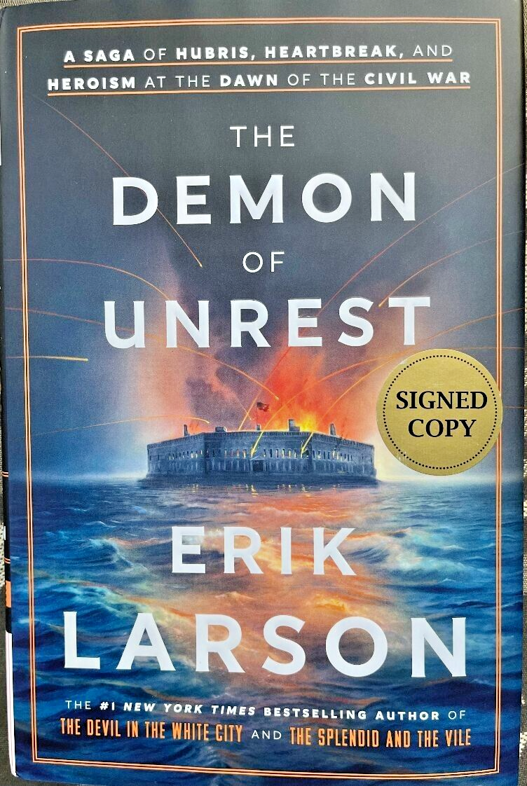 THE DEMON OF UNREST: A Saga of Hubris **SIGNED** NEW 1ST/1ST HC 2024 ...