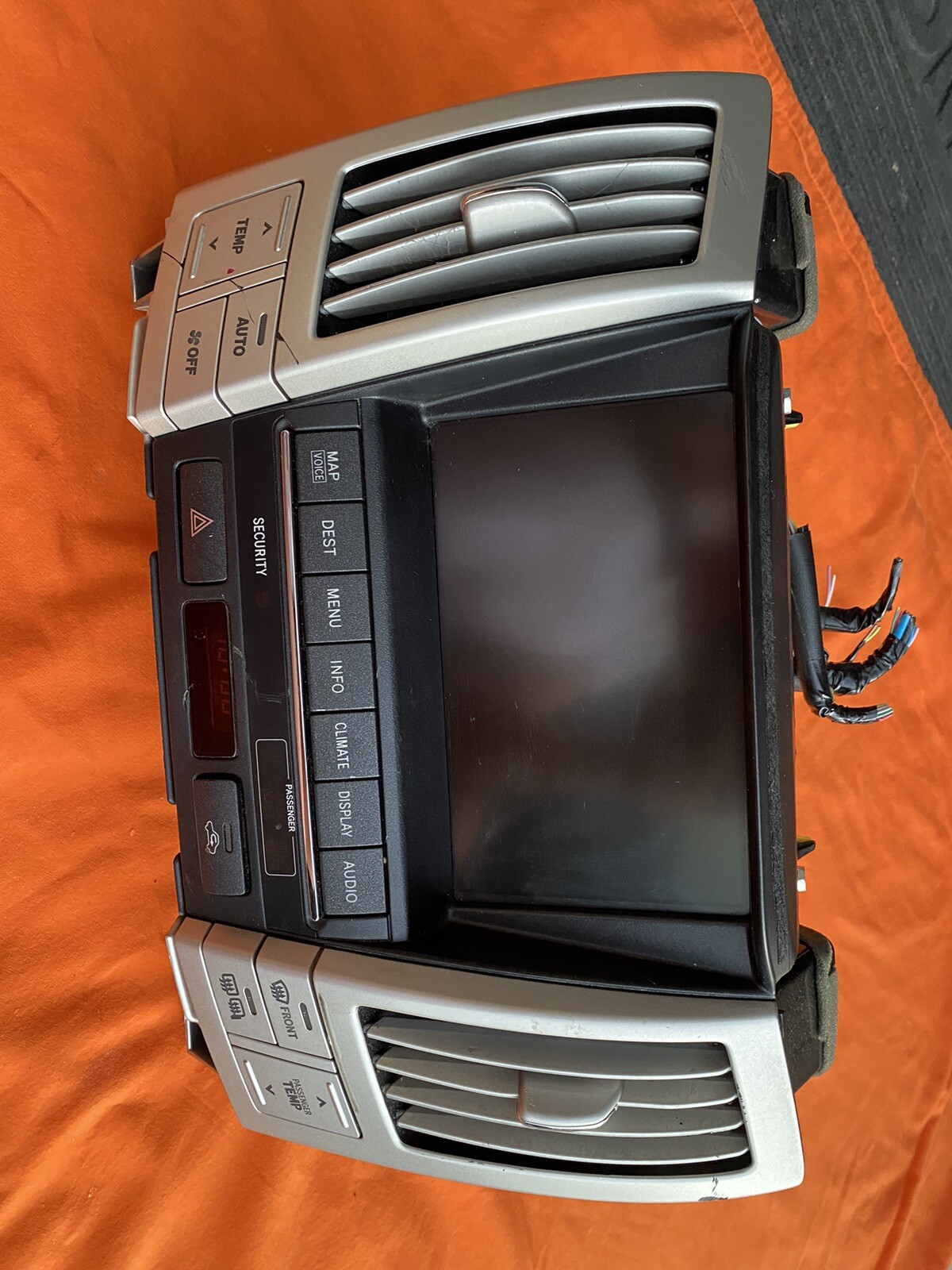 2006-2008 Lexus RX400h Navigation Screen Radio Climate Control Panel ...