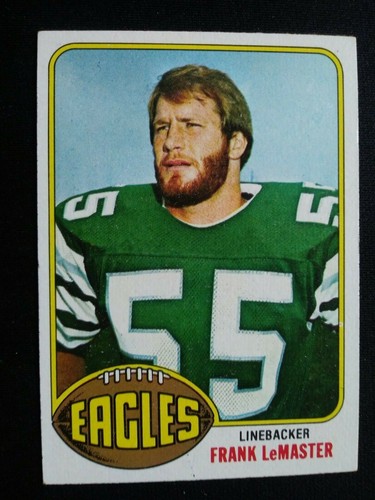 1976 Topps Football Card # 279 Frank LeMaster - Philadelphia Eagles | eBay