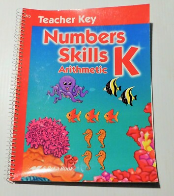 Abeka K5 Numbers Skills Teacher KEY | eBay