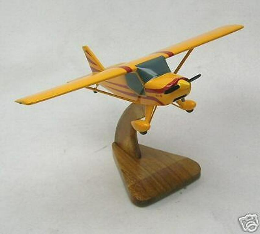 Ai-10 Agriplane Ikar Private A10 Airplane Desk Wood Model Big New | eBay