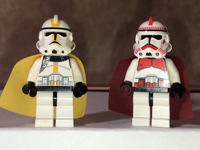 Lego Star Wars Minifigs Set of Elite Shock Clone Troopers Red & Yellow ...