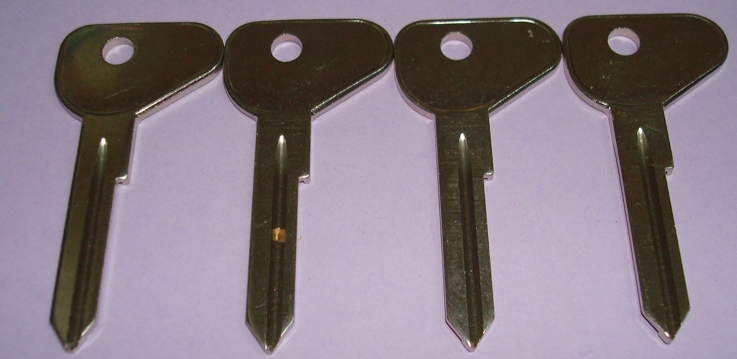 1971-1978 VOLKSWAGON VW Beetle Key Blanks | VW71 | 4 Pieces | United States