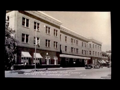 RPPC c1940's McCleary Hotel And Clinic, Excelsior Springs, MO Vintage ...