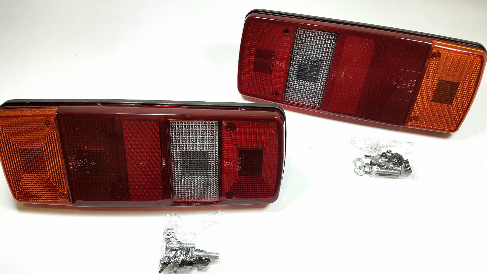 2x REAR TAIL LIGHTS LORRY TRUCK TRAILER fit MAN FORD LIEBHERR KRONE ...