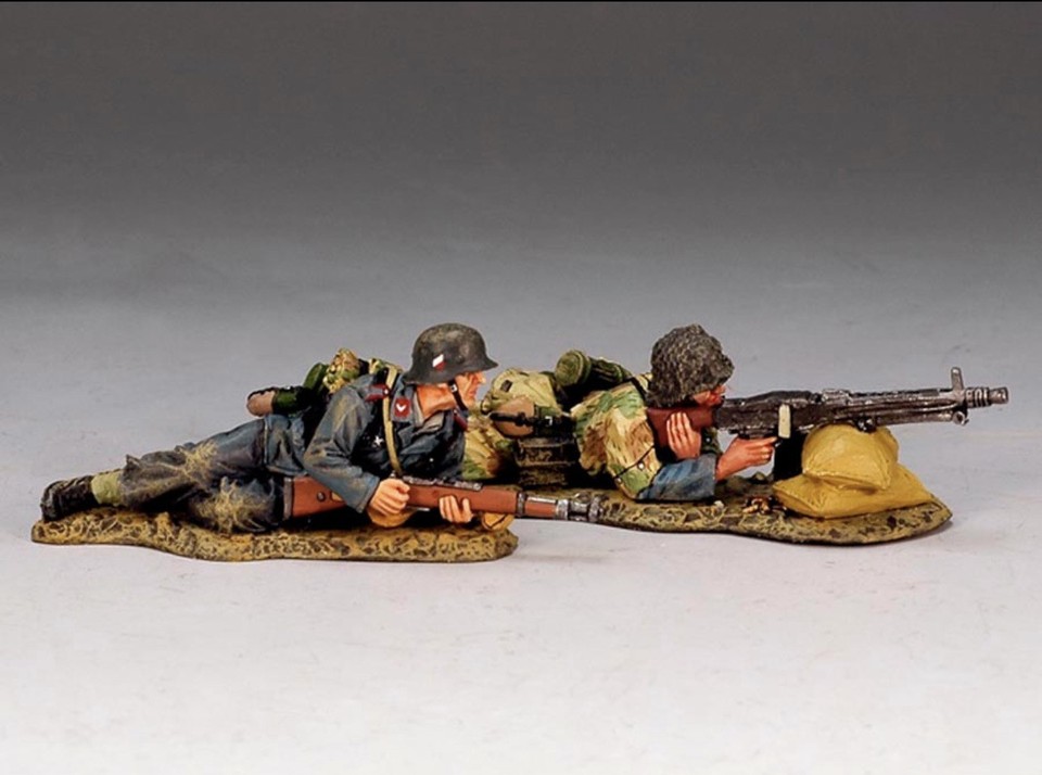 LW019 Luftwaffe Field Division Machine Gun Team by King and Country ...
