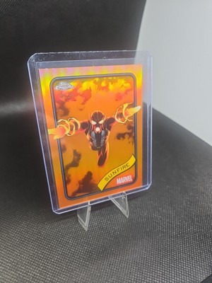 2025 Topps Chrome Marvel True Orange Refractor Sunfire 24/25 #22 Color ...