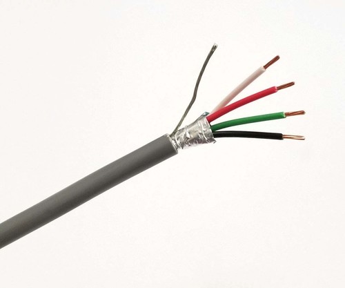 10' Belden 5502FE 4 Conductor 22 Gauge Shielded Cable ~ UL CMR Riser ...