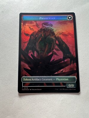 MTG Magic FOIL Incubator / Phyrexian 0018 Token March of the Machine x2 ...