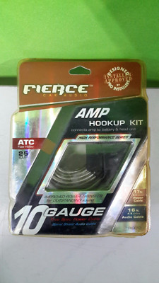 Fierce Car Audio Amp Power Hookup Kit 10 Gauge | eBay