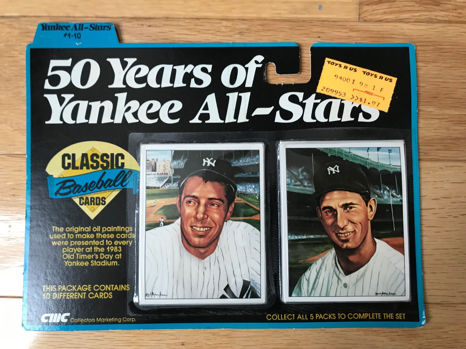 50 years Of Yankees All-Stars TCMA IN PACKAGE #1-10. Mantle, Berra ...