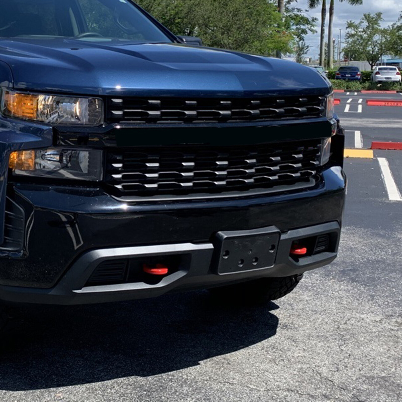 Front Bumper License Plate Bracket Holder Frame For Chevy Silverado ...