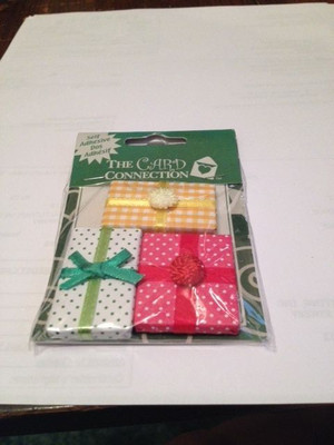 GIFTS PRESENTS The Card CONNECTION STICKERS BRIGHT NEW WRAPPED PACKAGES ...