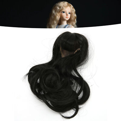 Doll Hair Wig Long Curly Soft High Temperature Synthetic Hair Doll Wig ...