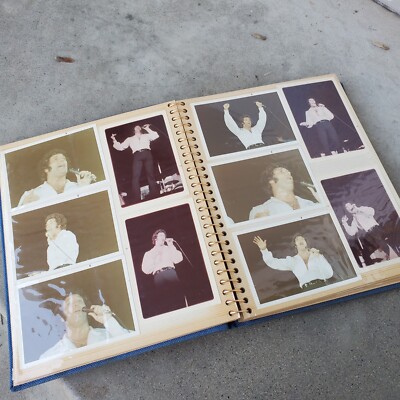 Vintage 1970's TOM JONES Photo Album ORIGINAL FAN PHOTOGRAPHY Concert ...