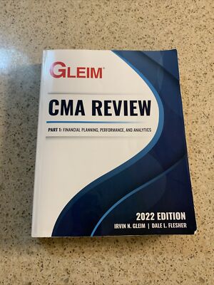 2022 Gleim Cma Review Part 1 And Part 2 | eBay
