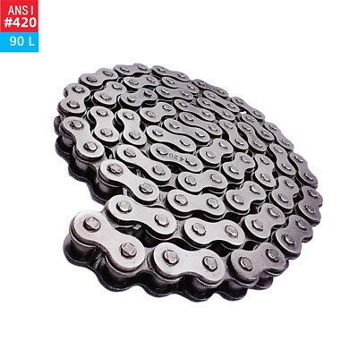 Rear Chain 420 CHAIN 90 Link FIT Massimo Warrior 200 MB200 Mini Bike ...
