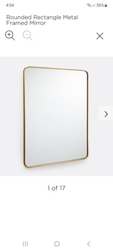 Rejuvenation Mirror Classic Metal Frame Rounded Rectangle 20"×30". | eBay