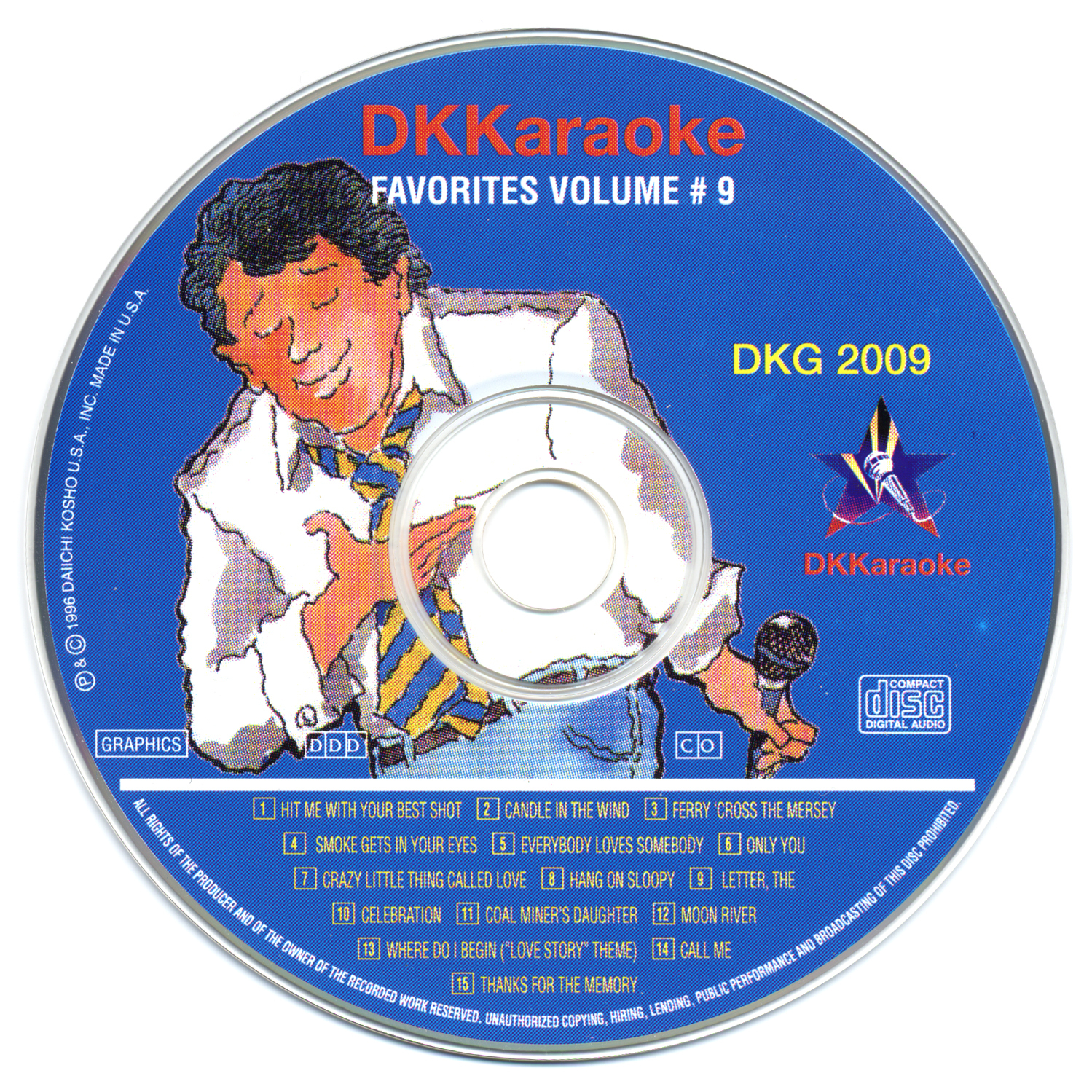 DK KARAOKE DKG-2009 - ORIG MILLENNIUM ENCORE CD+G - FAVORITES - OUT OF ...