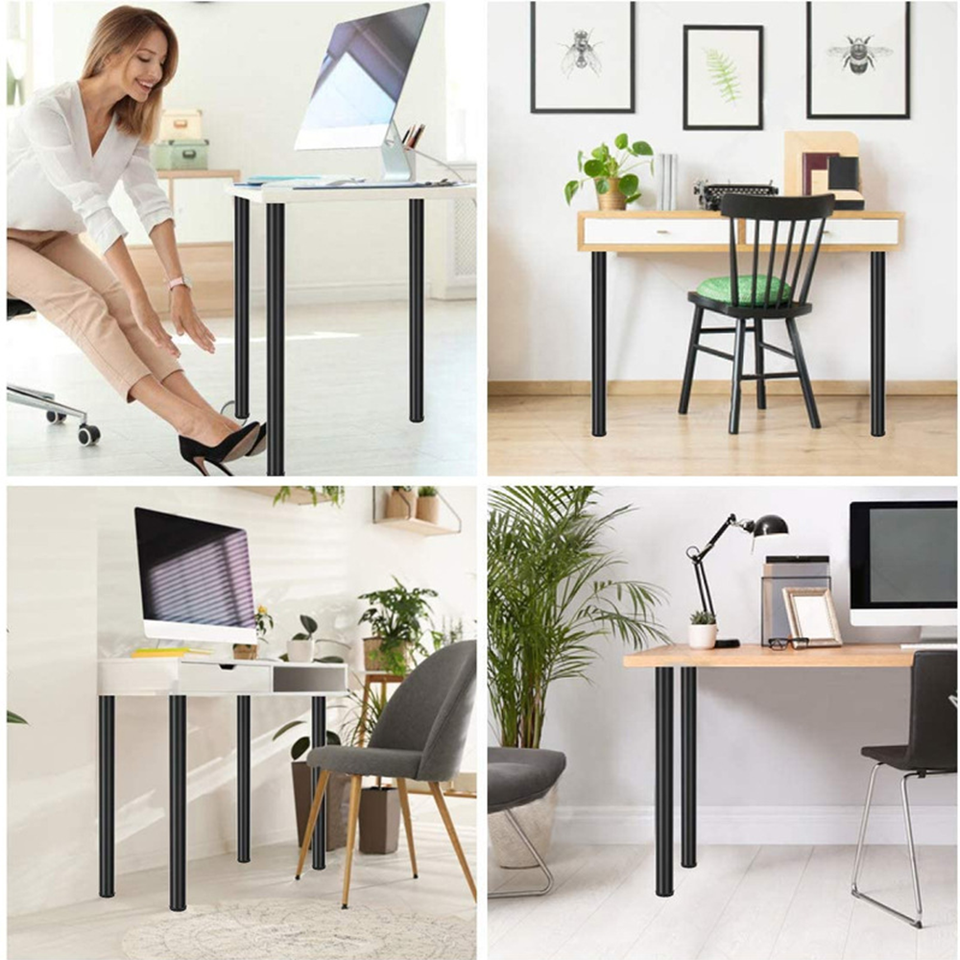 710-1100MM Adjustable Kitchen Worktop/Desk/Breakfast Bar Table Leg 60mm ...