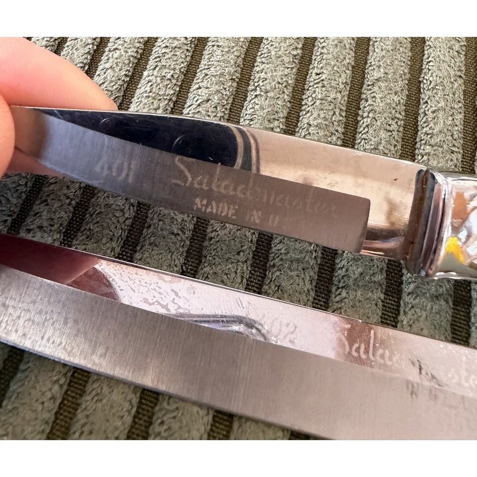 Saladmaster 401 402 Steak Knives Set Stainless Steel Made in USA | eBay
