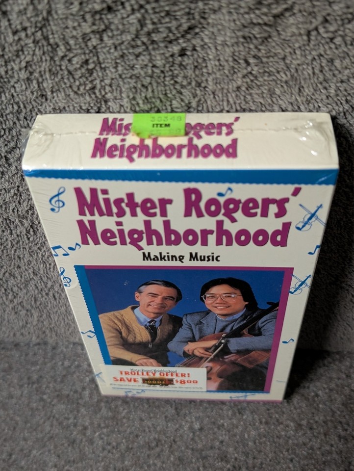 MISTER ROGERS - MAKING MUSIC - SEALED VHS - YO YO MA - FREE SHIPPING | eBay