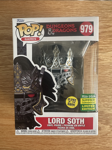 FUNKO POP dungeons and dragons Lord Soth #979: 2024 SDCC SHARED ...